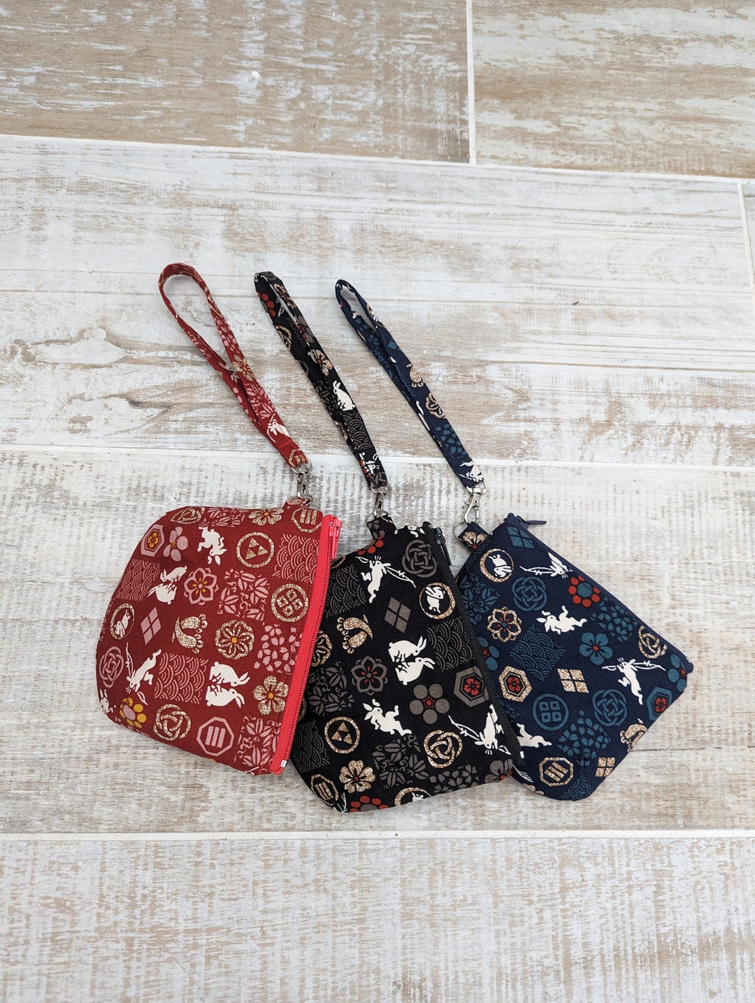 Handmade Round Pouch With Strap Handle - Etsy