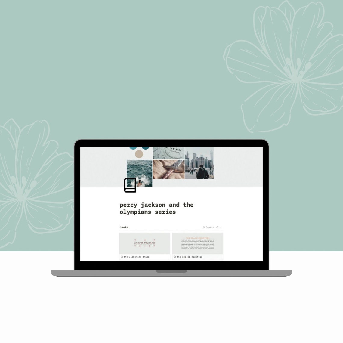 BTS Namjoon Notion Dashboard Template Notion Book Tracker Notion ...