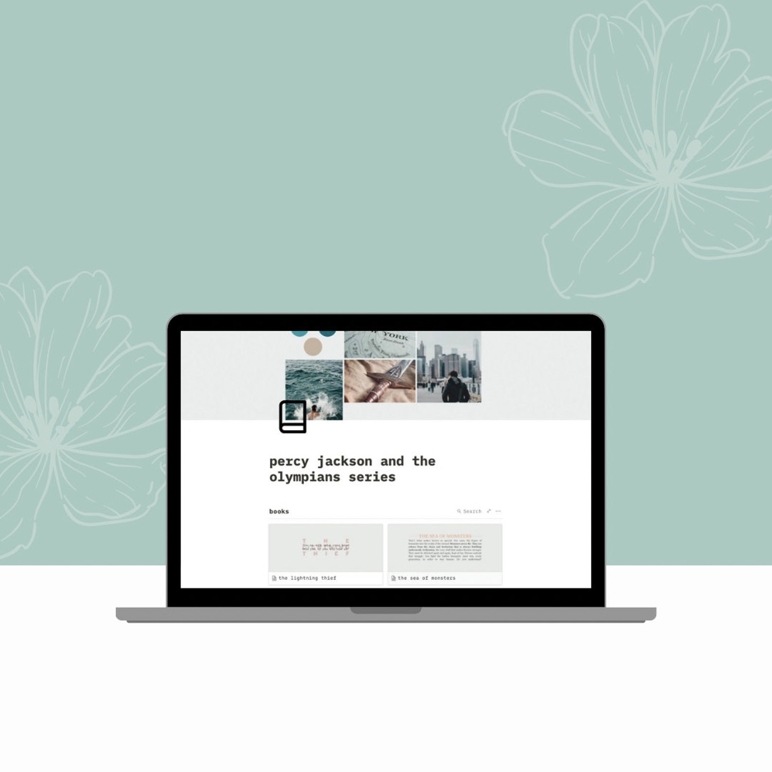 BTS Namjoon Notion Dashboard Template Notion Book Tracker Notion ...