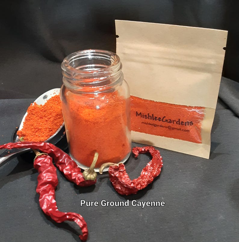 Pure Ground Cayenne Chile Powder - Etsy