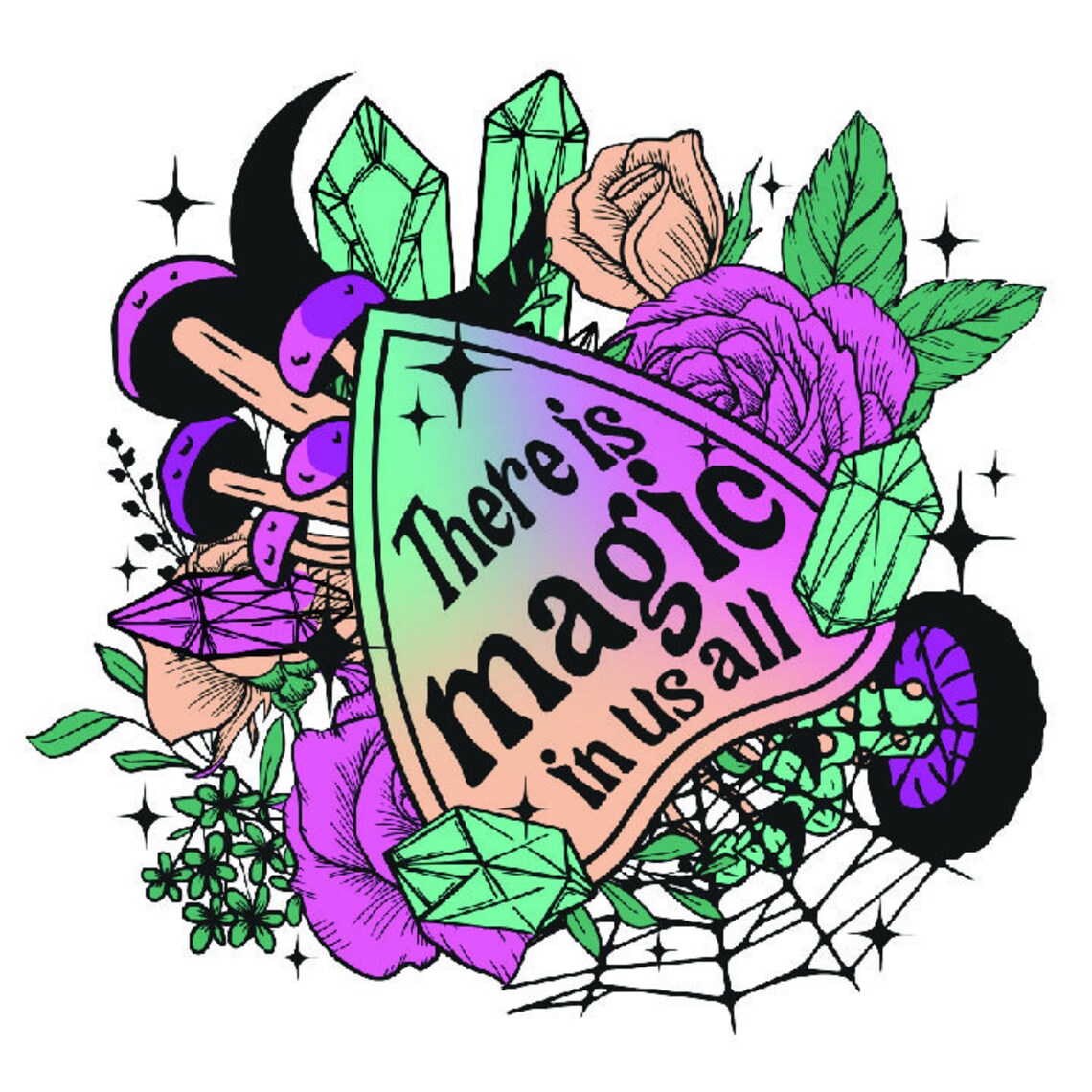 There is Magic in Us All Png Jpg Svg Eps Dxf - Etsy