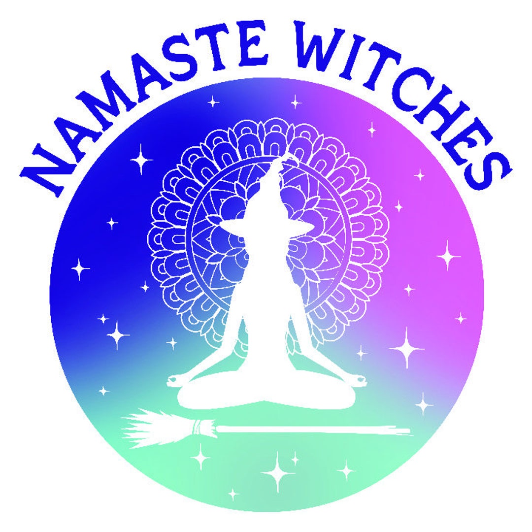 Namaste Witches- Png, Jpg, Dxf, Svg, Eps - Etsy