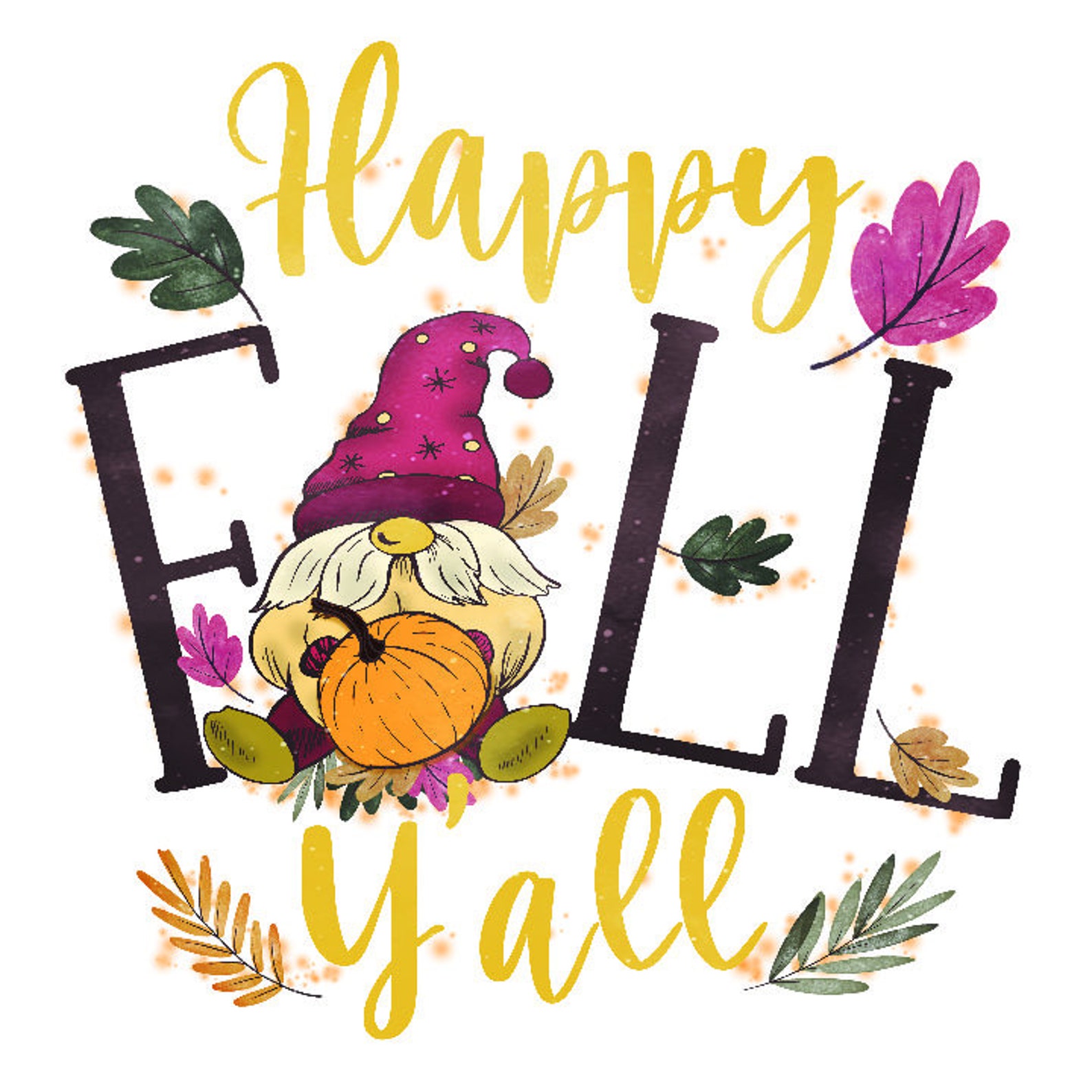 Happy Fall Y'all Png, Jpg, Dxf, Svg - Etsy Canada