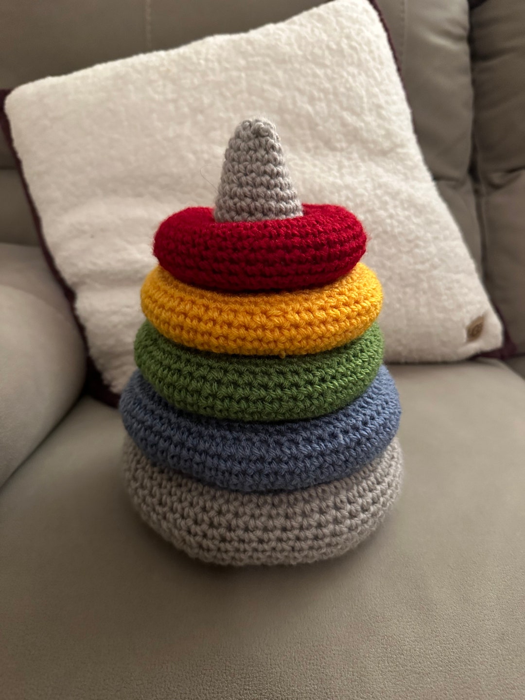 Rainbow Ring Stacker - Etsy