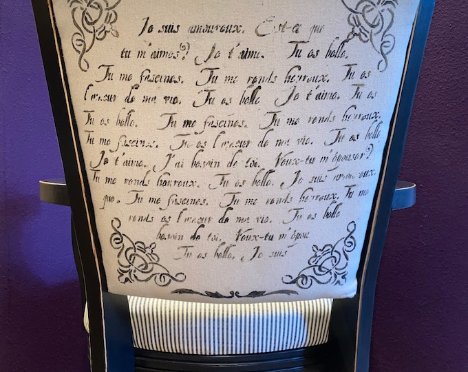 French Gilt Carved Vanity Chair Stool Red Raspberry Mohair Covered ...