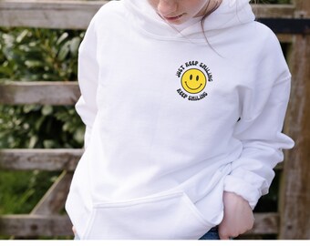 Keep Smiling Hoodie - Etsy