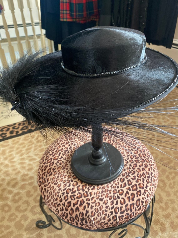 Victorian Callahan Beaver Skin Top Hat - Gem