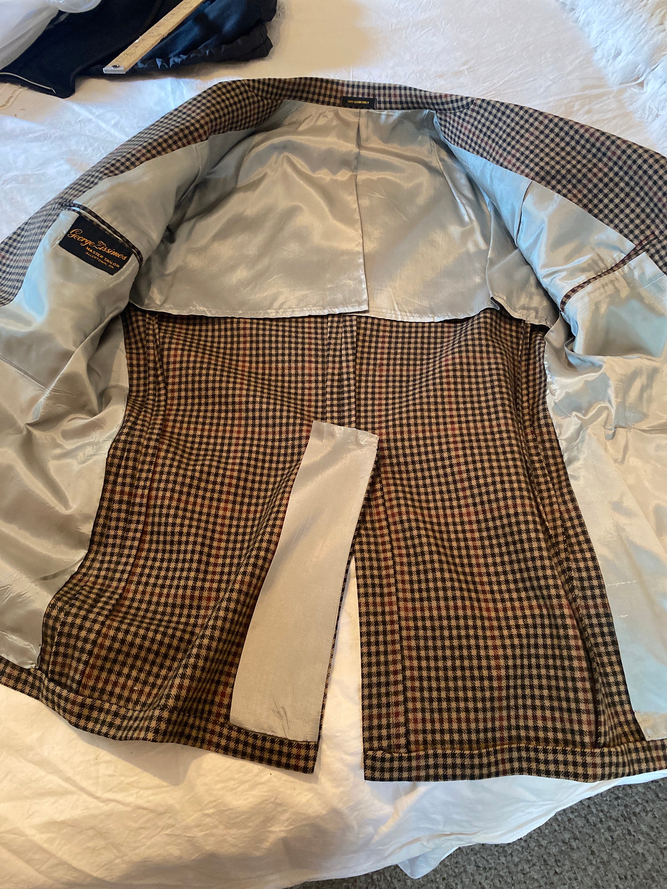 MCM Man’s Plaid Wool Suit - Etsy