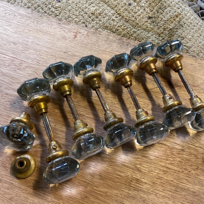 Antique Glass Door Knobs - Etsy