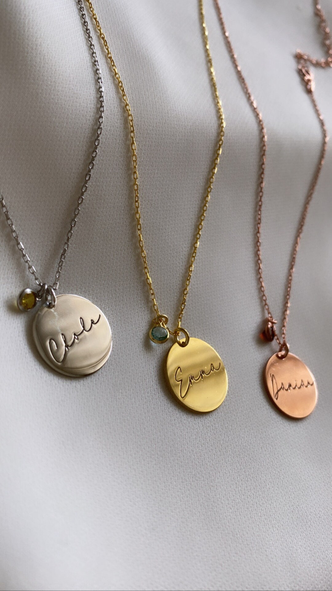 Birthstone Necklace,birthstone Necklace,christmas Gift,gift to Girl ...