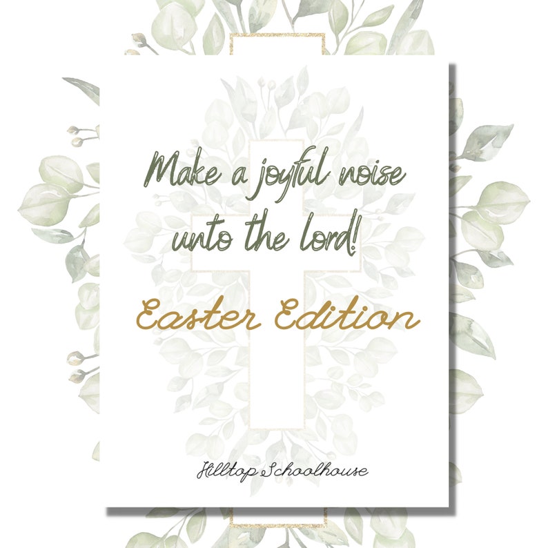 Easter Hymns Printable - Etsy