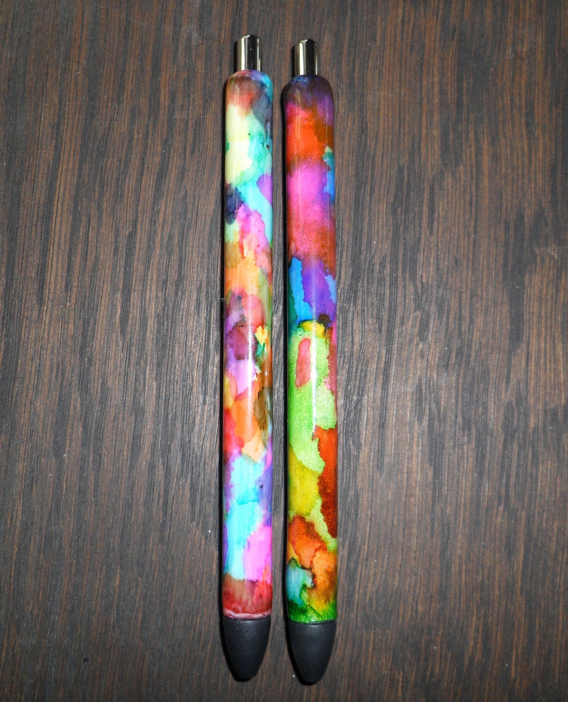 Office Gel Ink Rainbow Pen Resin Pen Tie-Dye Pen Office & School ...