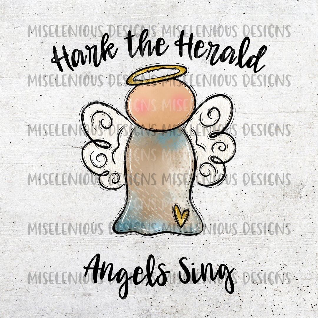 Hark the Heralds Angels Sing Christmas Angel Png Angel Png Christmas ...