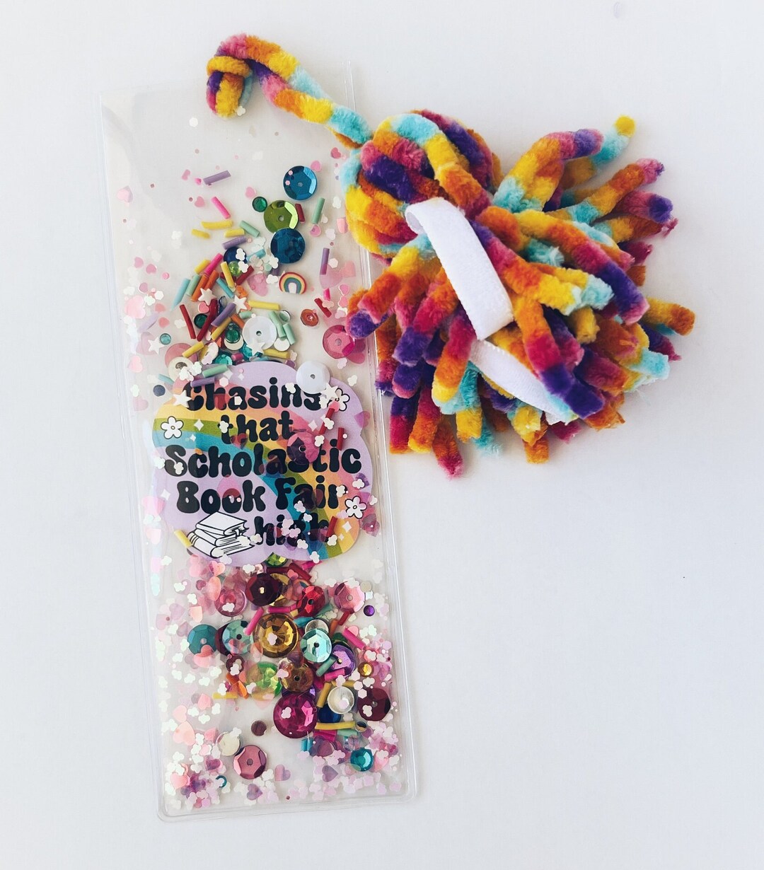 Chasing That Scholastic Book Fair High Glitter Shaker Bookmark ...