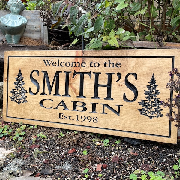 Carved Wood Signs - Etsy