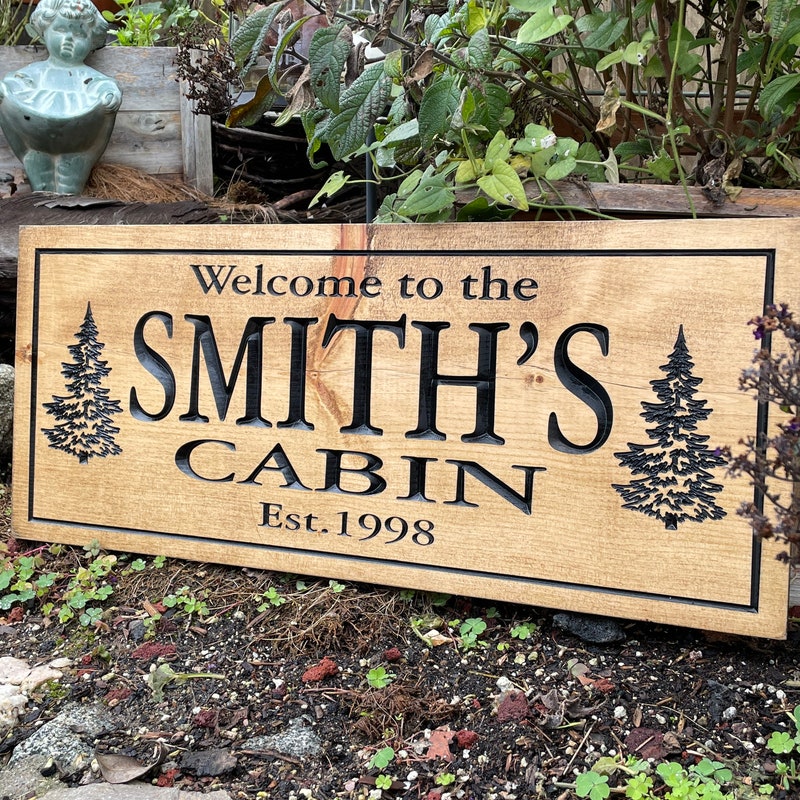 Carved Wood Signs - Etsy