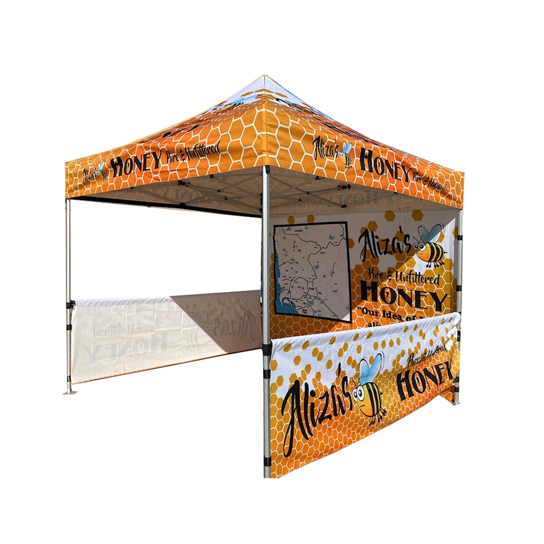 Custom Printed 10 X 10 Foot Canopy Tent Pop up Tent Optional Side Walls ...