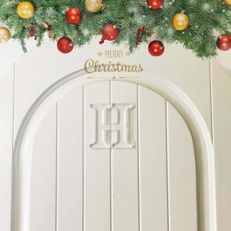 4 Inch Designable Acrylic Letters Unfinished Clear Letters Wall Décor ...