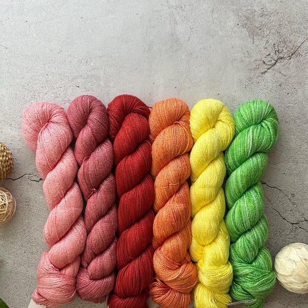 Lace Yarn - Etsy