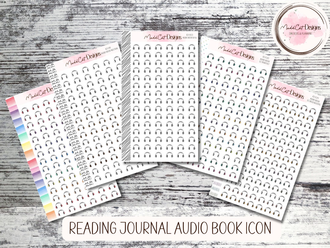 Audio Book Reading Journal - Etsy