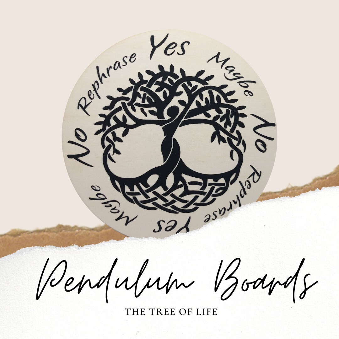 Tableau Pendule de larbre de vie Tableau divinatoire Pendulum Focus ...