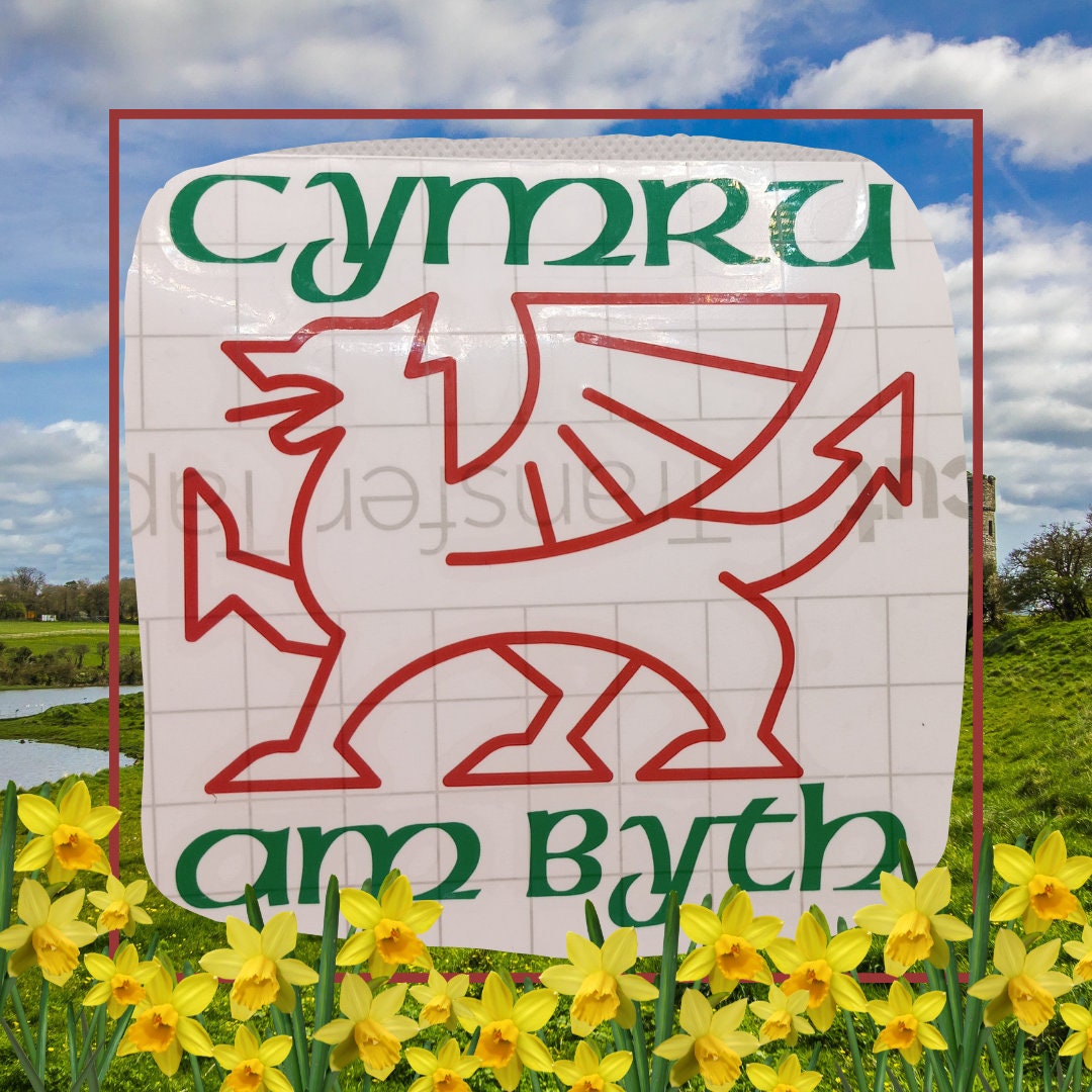 Cymru Am Byth Wales Welsh Decal Sticker - Etsy