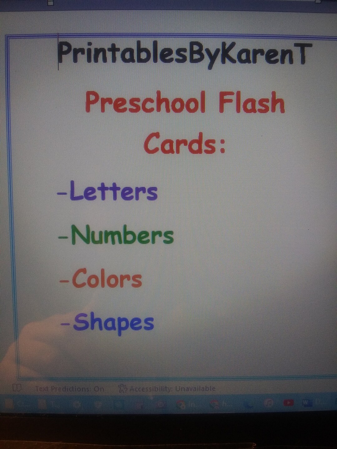 My Preschool Flash Cards - Letters, Numbers, Colors, & Shapes ...