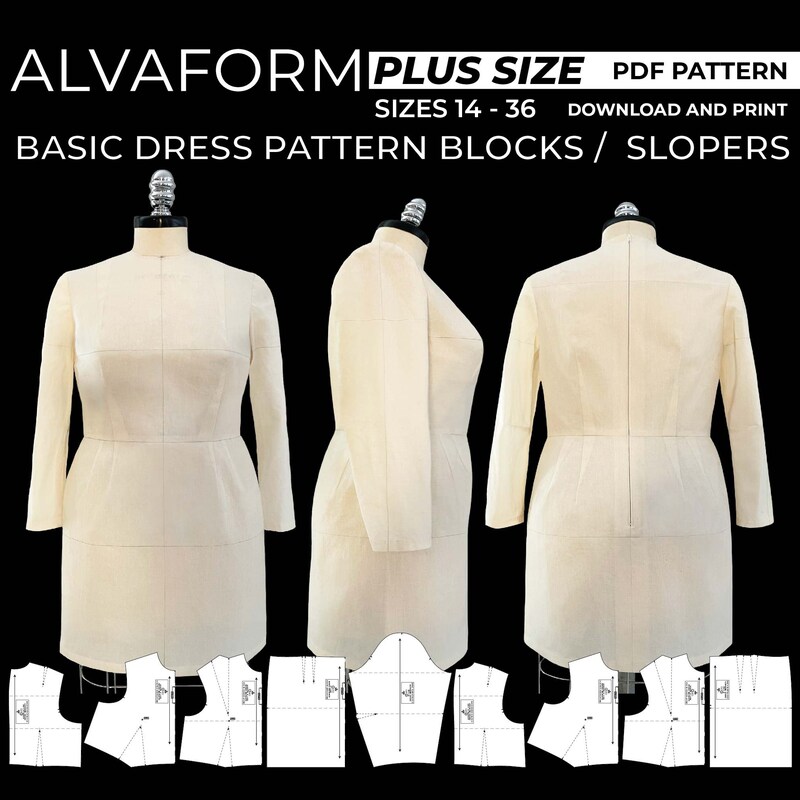 Plus Size Pattern - Etsy