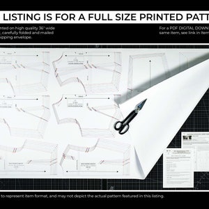 Princess Line Bodice Sewing Pattern and Pattern Block Set - Sizes 4-18 ...