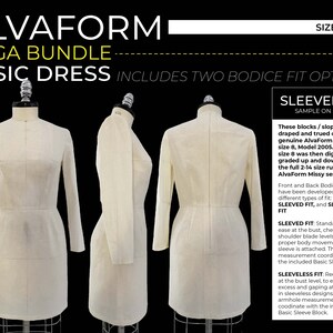 Alvaform sizes 2-14 Basic Dress & Pant Mega Bundle Pattern Blocks ...