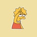 Lisa Simpson Loser Sticker/ Simpson Sticker/ Lisa Simpson/ the Simpsons ...