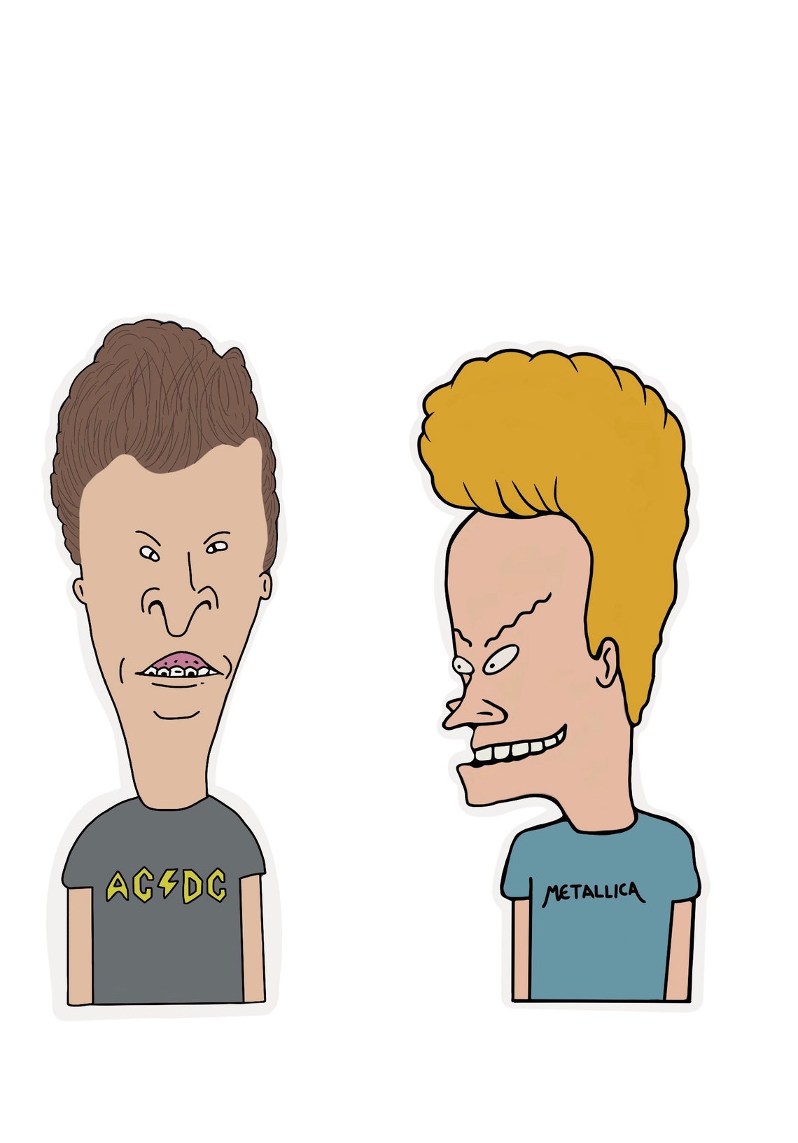 Beavis and Butthead Sticker/beavis and Butthead/waterproof Sticker for ...