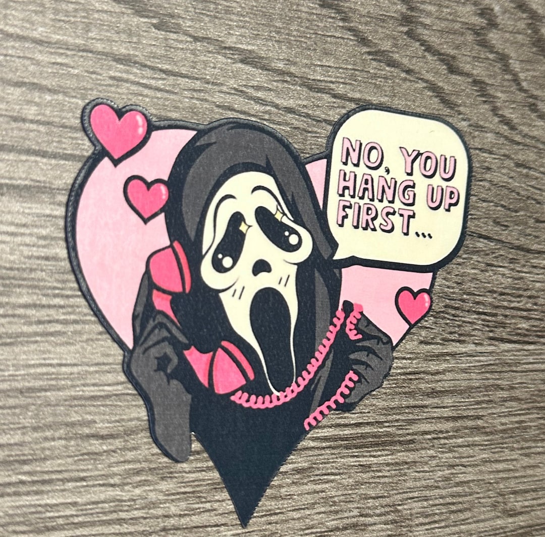 Ghostface Sticker/ Scream Sticker/ Horror Movie/ Scary Movie / - Etsy