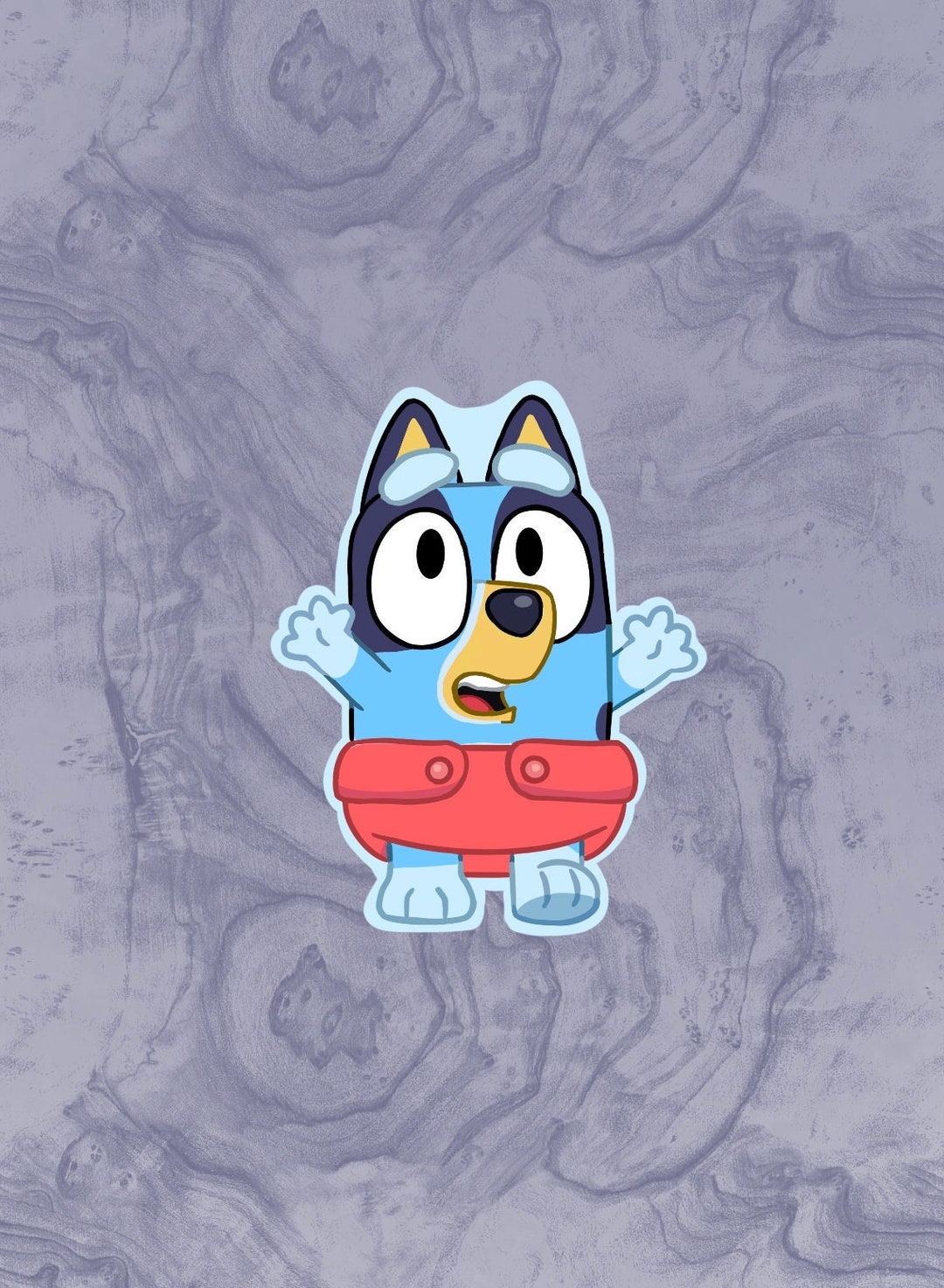 Bluey Sticker/ Disney Plus Sticker/ Baby Bluey Sticker/ Laptop Sticker ...