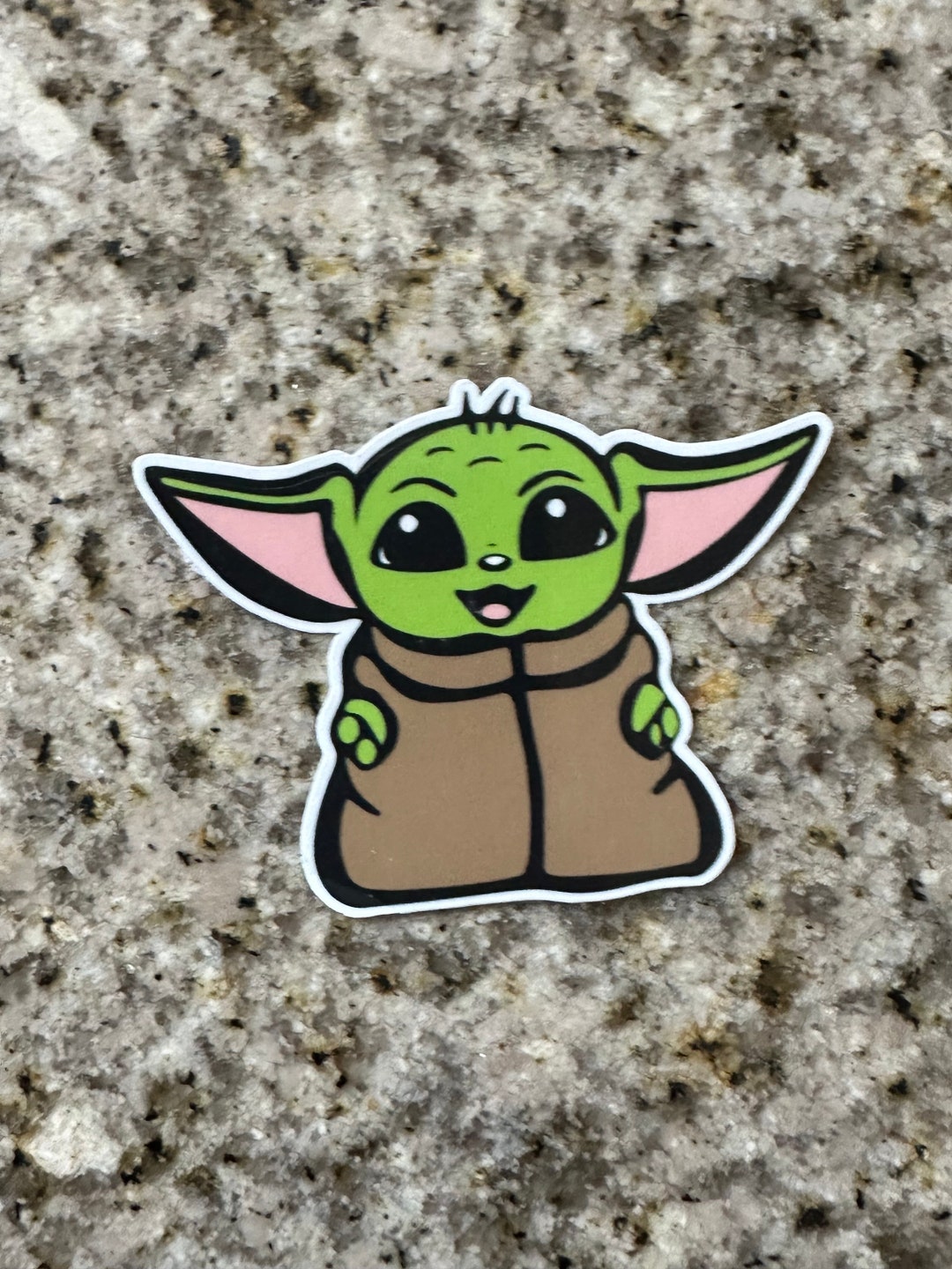 Baby Yoda Sticker/ Baby Yoda Sticker/ Grogu Sticker/ Mandalorian ...