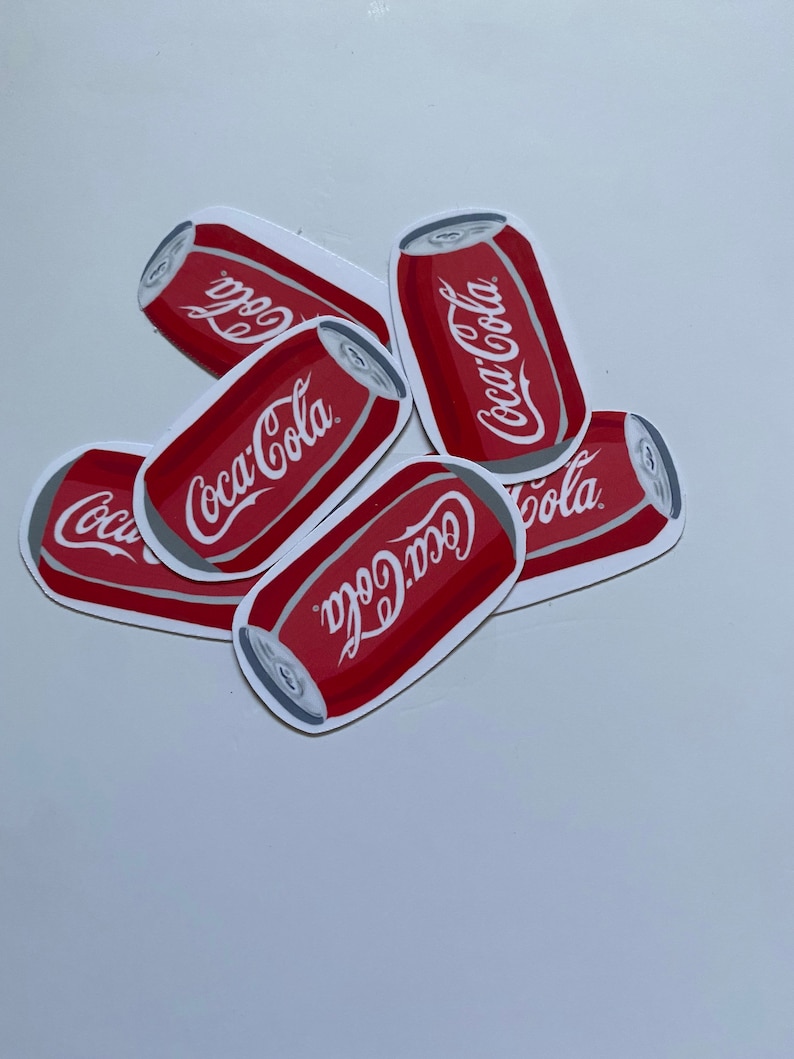 Coca Cola Sticker/ Coke Bottle Sticker/ Coca Cola Can/ Retro - Etsy