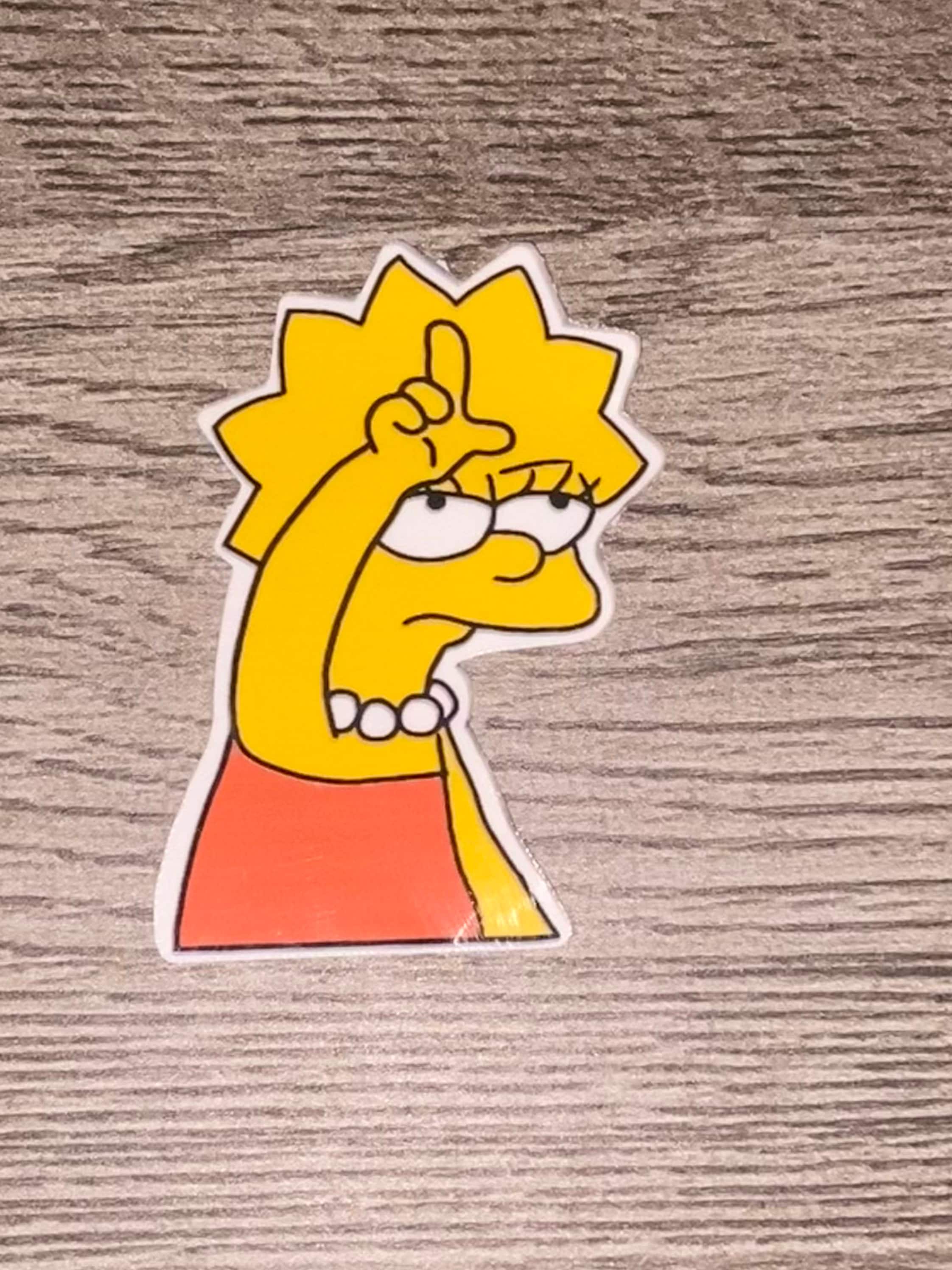 Lisa Simpson Loser Sticker/ Simpson Sticker/ Lisa Simpson/ the Simpsons ...
