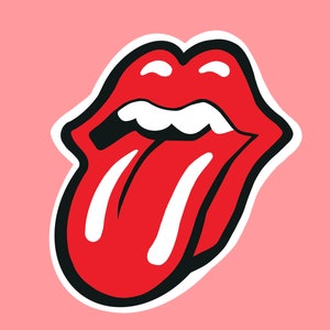 Rolling Stones Sticker/ the Rolling Stones/ Rock and Roll Sticker/ Band ...