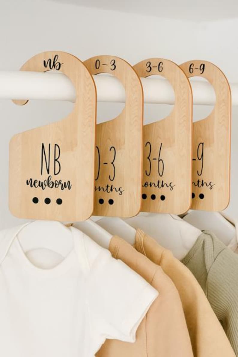 Baby Closet Hangers SVG, Laser Cutting Baby Hangers, Omtech Polar SVG ...