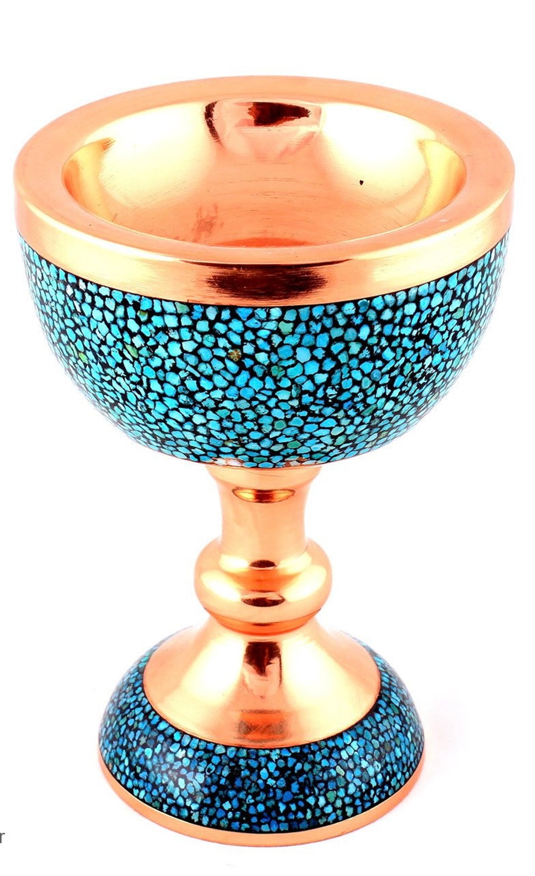 Turquoise Firuza Inlaid Copper Laver. سنگاب فیروزه کوبی - Etsy