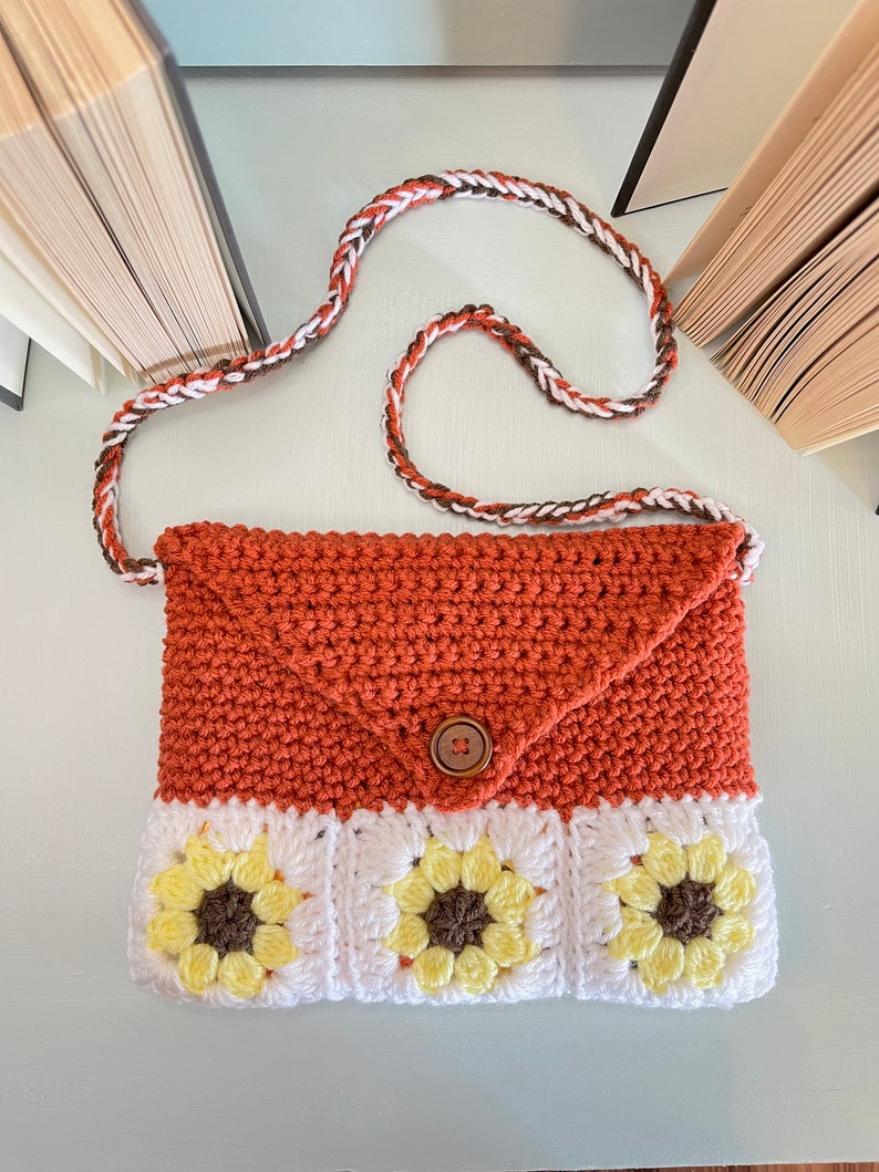 Crochet Book Bag Crochet Bag Book Bag Crochet Book - Etsy