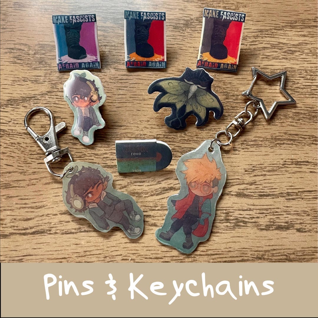 Pins & Keychains (premade and Custom) - Etsy