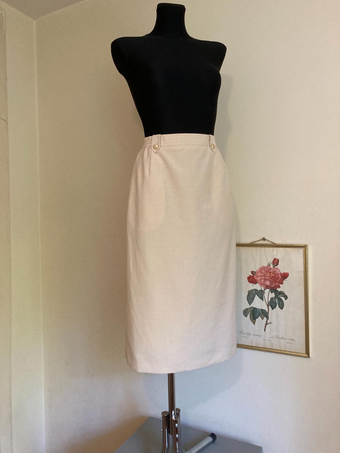 Vintage Wool Blend Skirt by Delmod International | Gorgeous Quiet ...