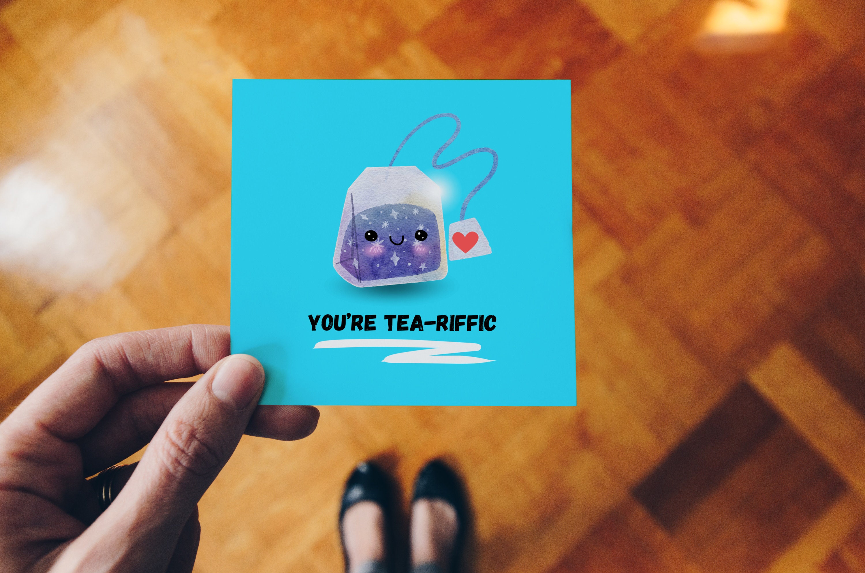 You're Teariffic. Cute Tea Card for Valentine's Day, Anniversary ...