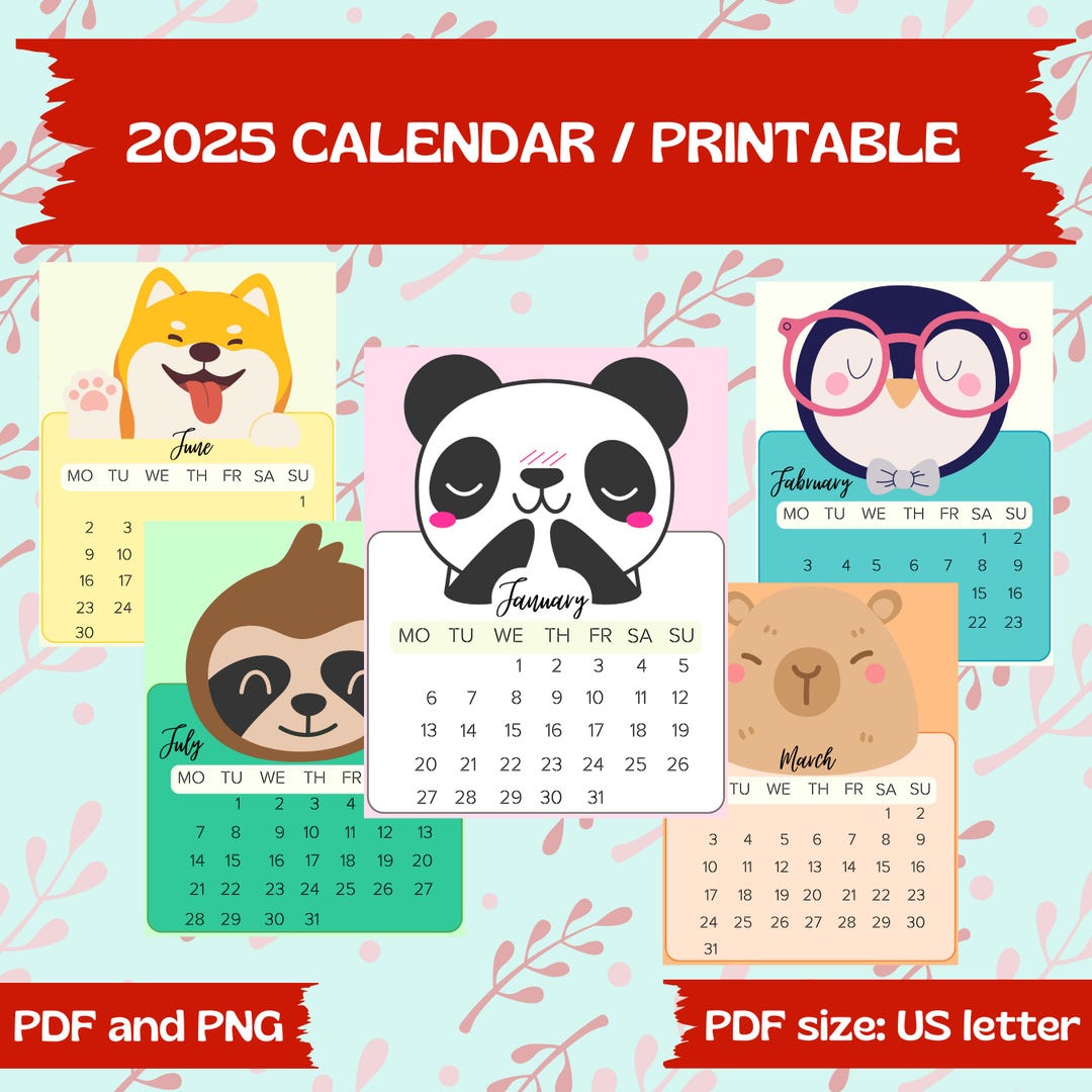 Printable Calendar 2025 for Kids Homeschooler Calendar Printable ...