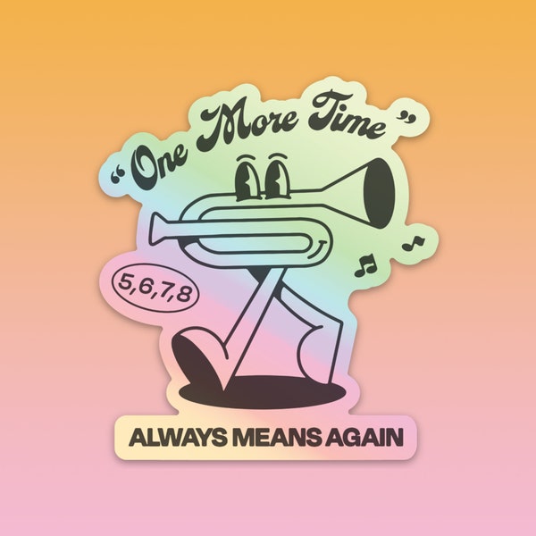 One More Time - Etsy