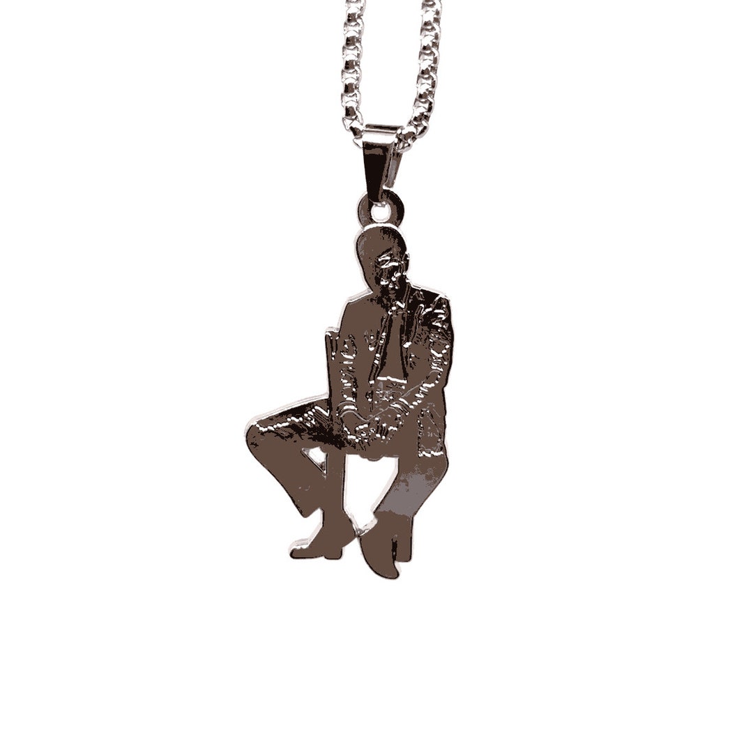 Kid Cudi Fan-made man on the Moon: Mr. Rager Pendant Chain Necklace ...