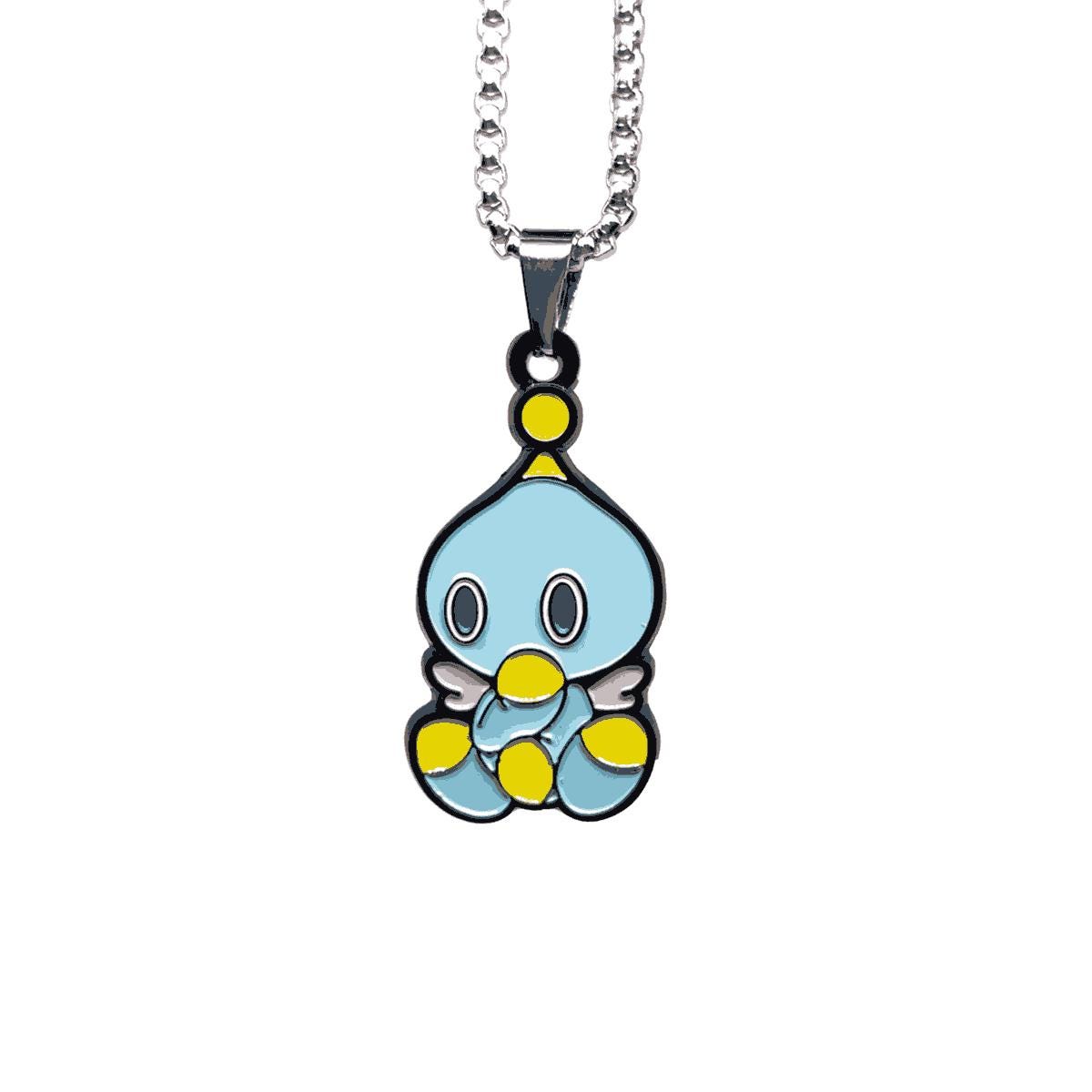 Sonic Adventure Fan-made Chao Enamel Pendant Chain Necklace 60cm ...