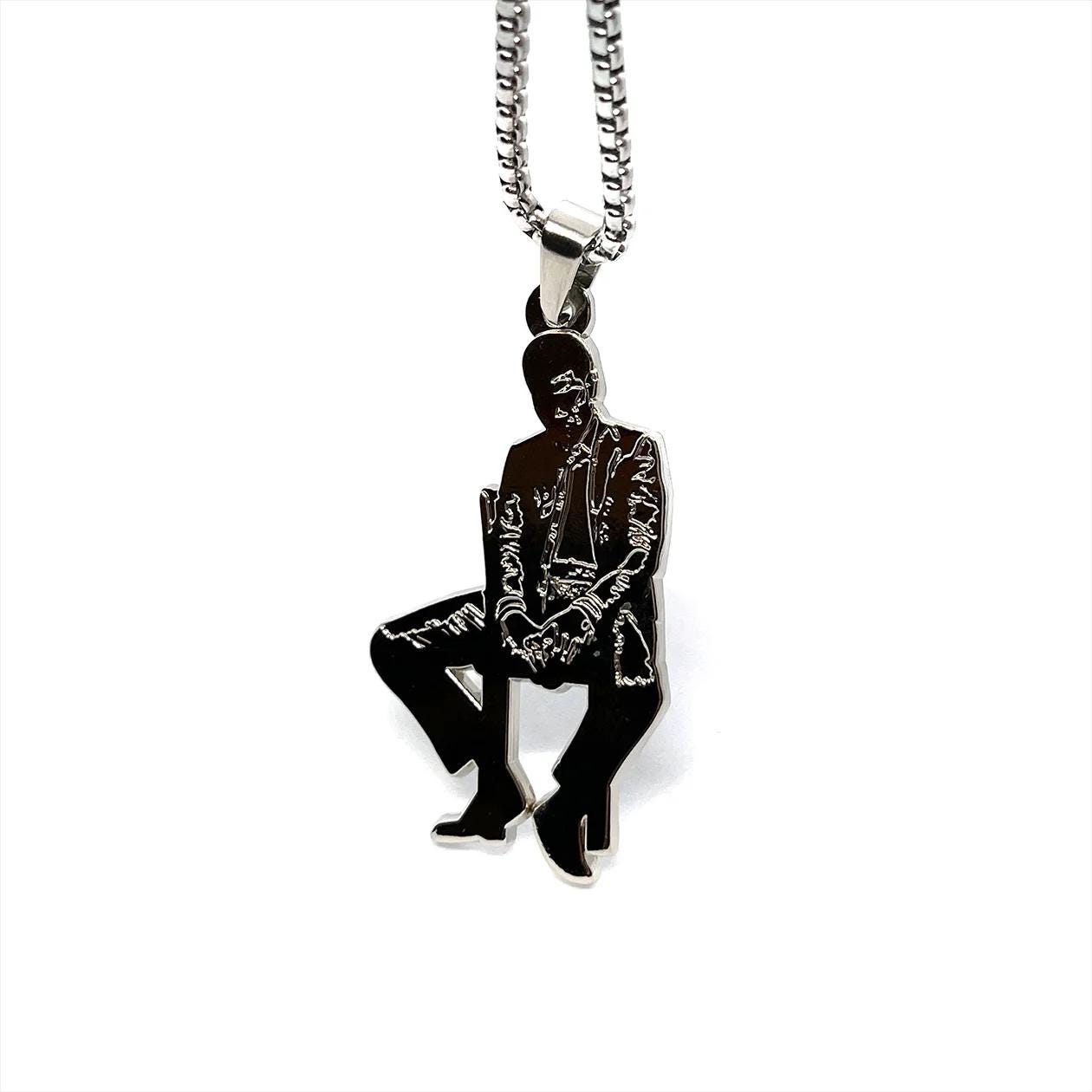 Kid Cudi Fan-made "man on the Moon: Mr. Rager" Pendant Chain Necklace ...
