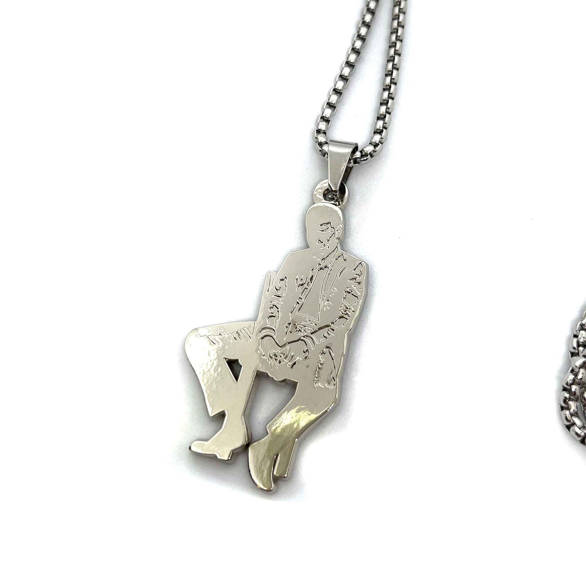 Kid Cudi Fan-made man on the Moon: Mr. Rager Pendant Chain Necklace ...